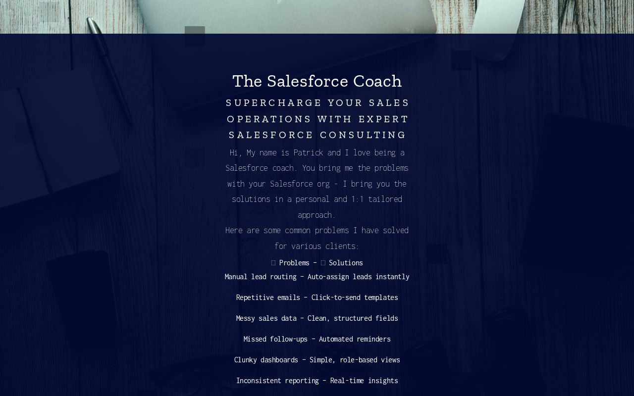 The Salesforce Coach